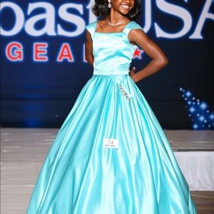 Dresses | Sea Blue Pageant Dress | Poshmark